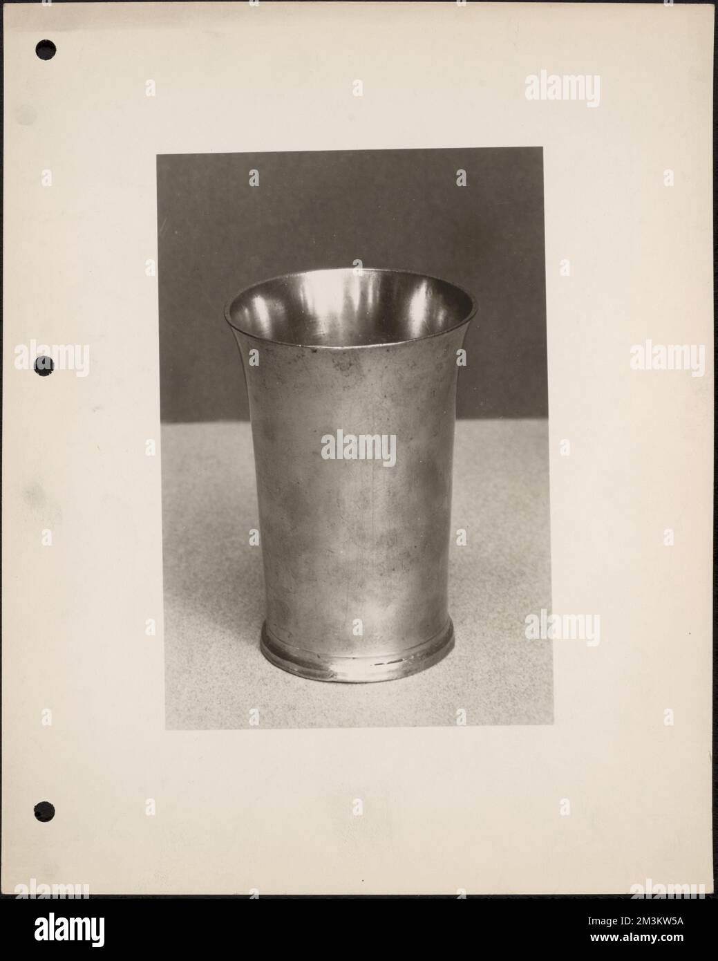 Pewter beaker , Drinking vessels. The Massachusetts WPA Federal Art ...