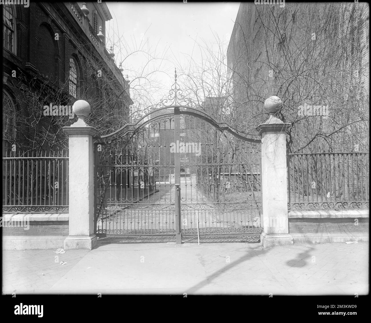 Philadelphia, Pennsylvania, 20 North American Street, exterior detail ...