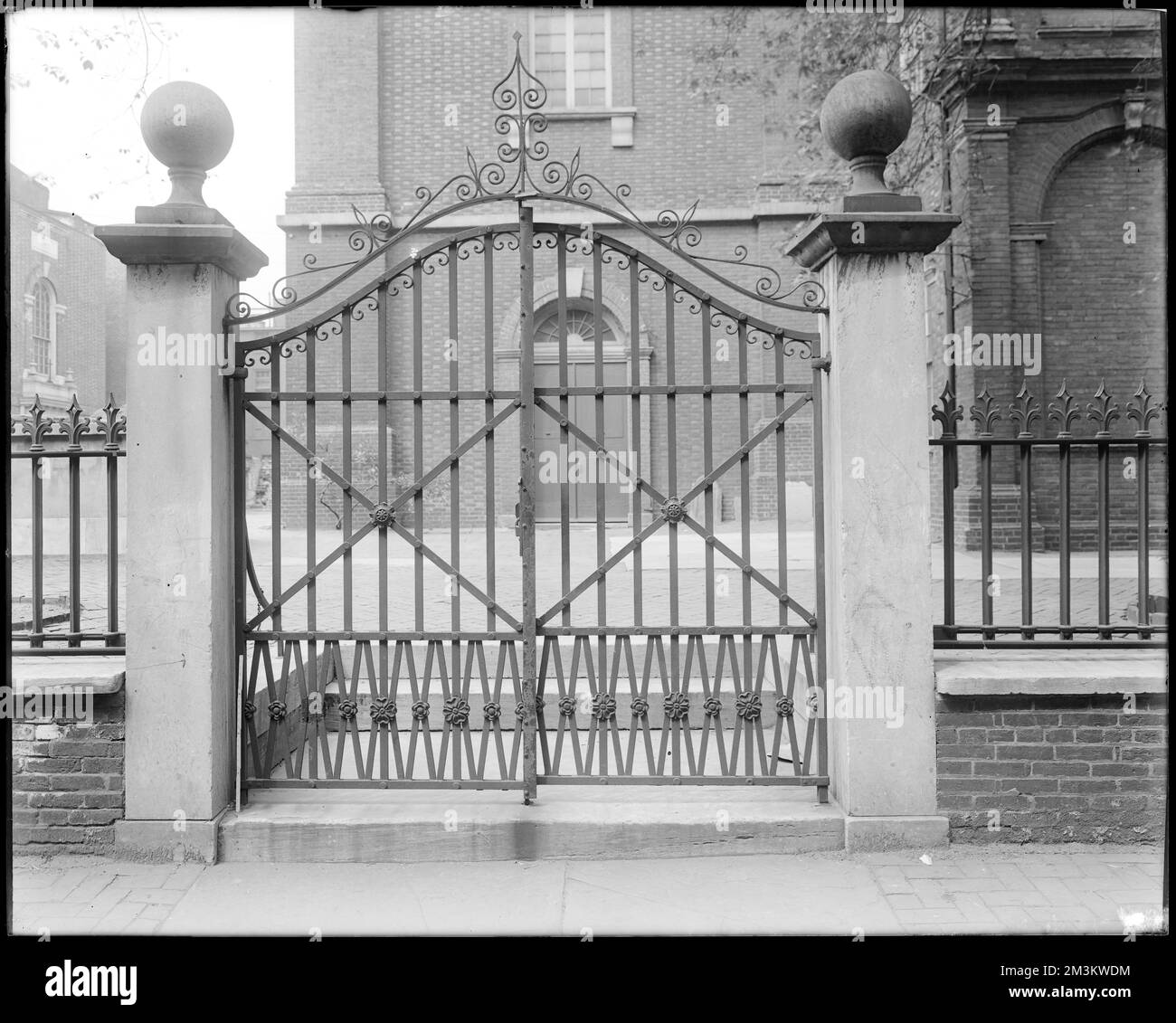 Philadelphia, Pennsylvania, 20 North American Street, exterior detail ...