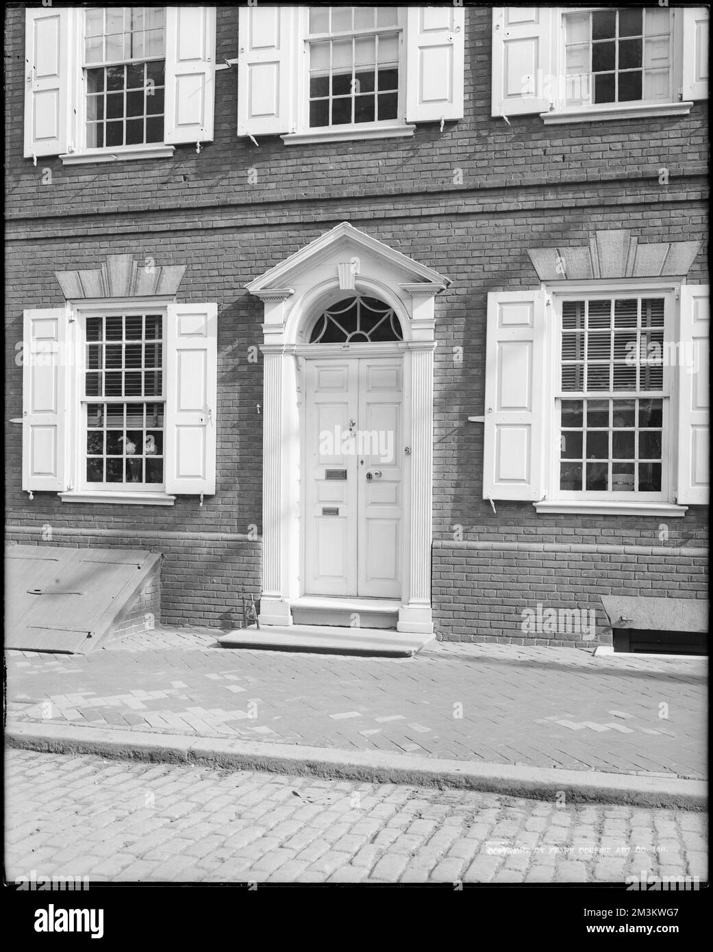 Philadelphia, Pennsylvania, 225 South 8th Street, exterior detail, door ...