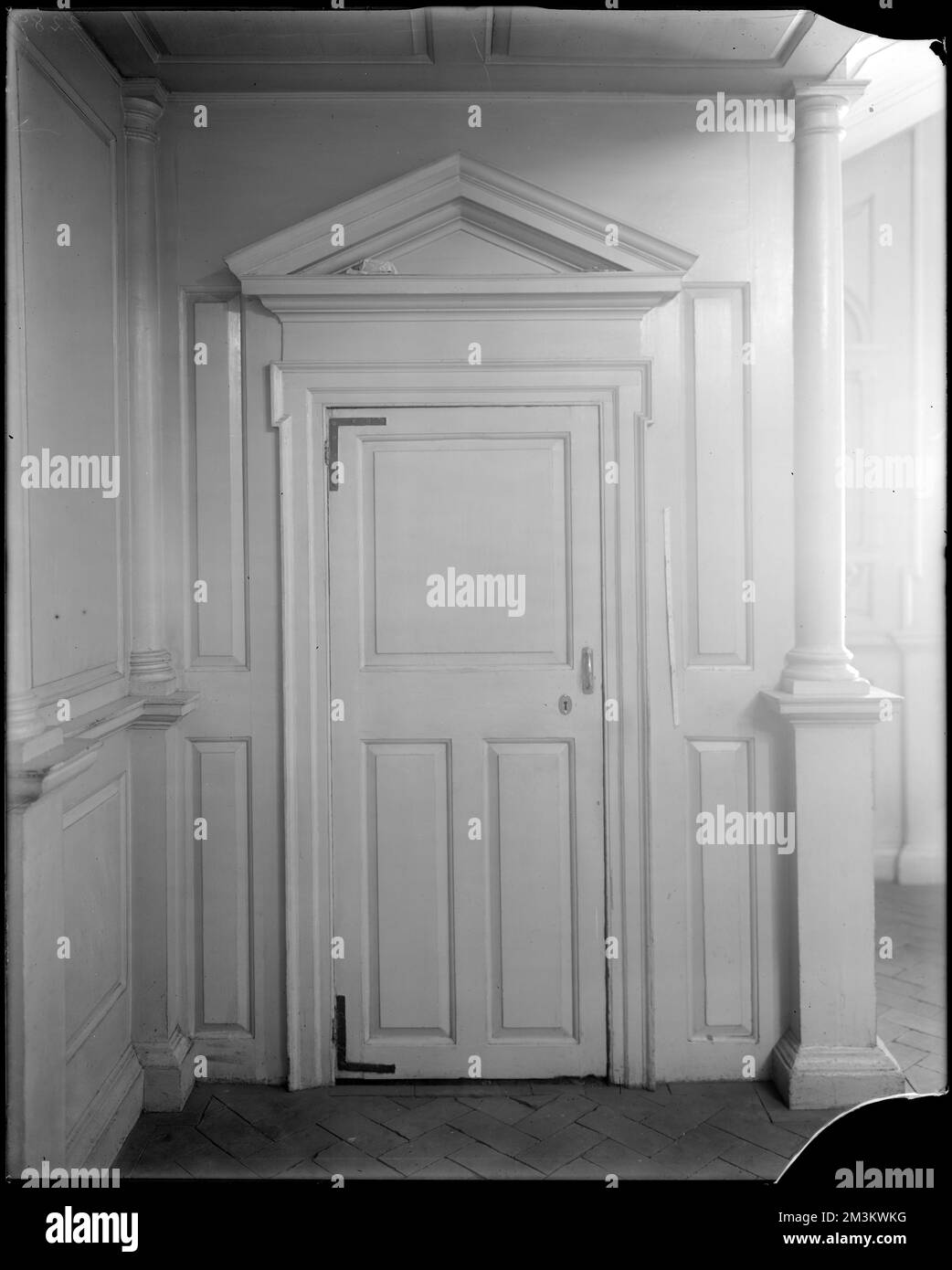 Philadelphia, Pennsylvania, 520 Chestnut Street, interior detail, door ...