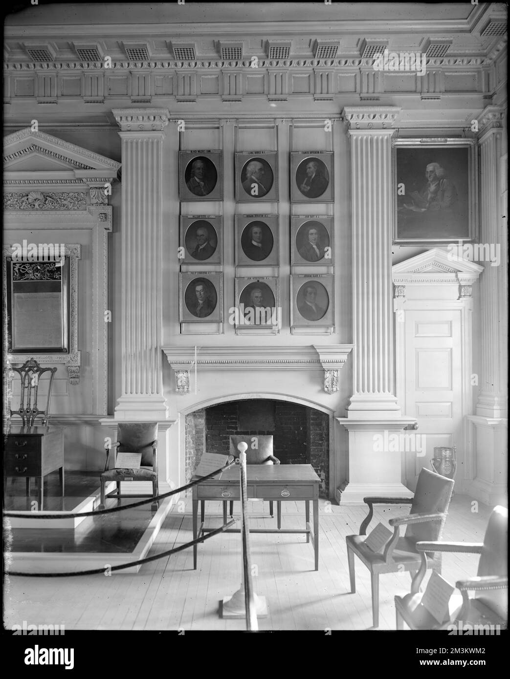 Philadelphia, Pennsylvania, 520 Chestnut Street, Independence Hall, declaration chamber, section ...