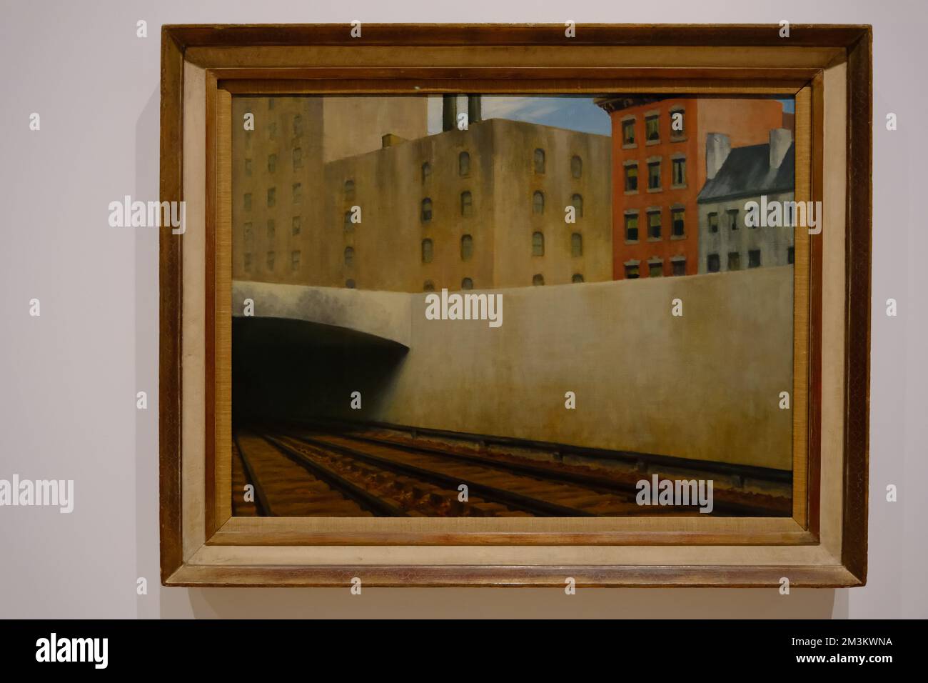 Painting edward hopper approaching a city hi-res stock photography and ...