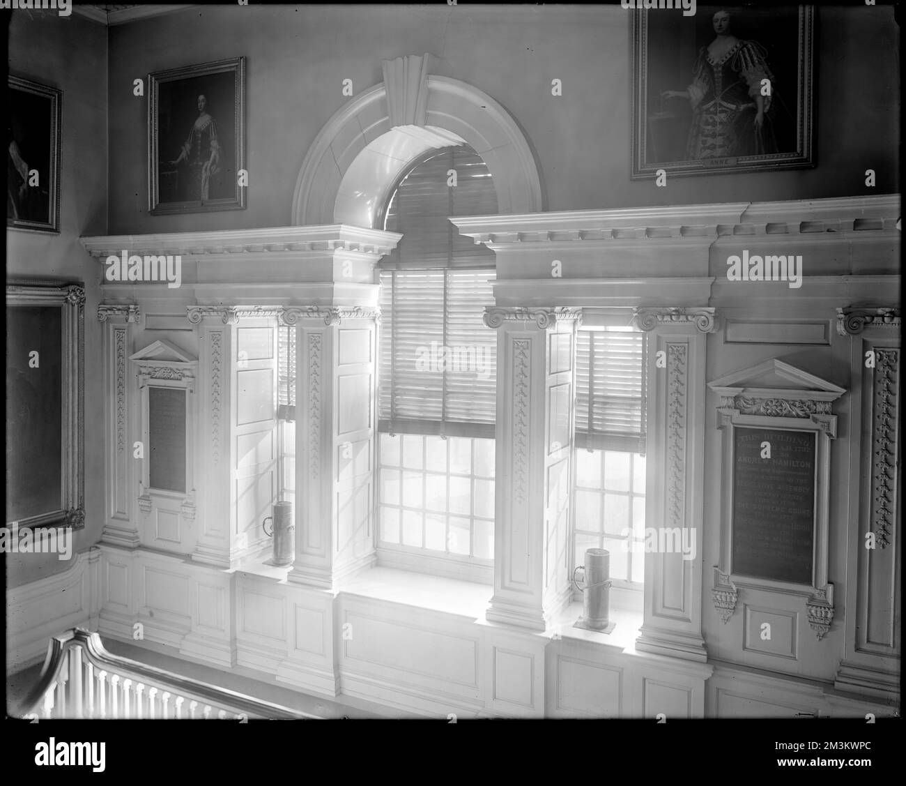 Philadelphia, Pennsylvania, 520 Chestnut Street, interior detail ...