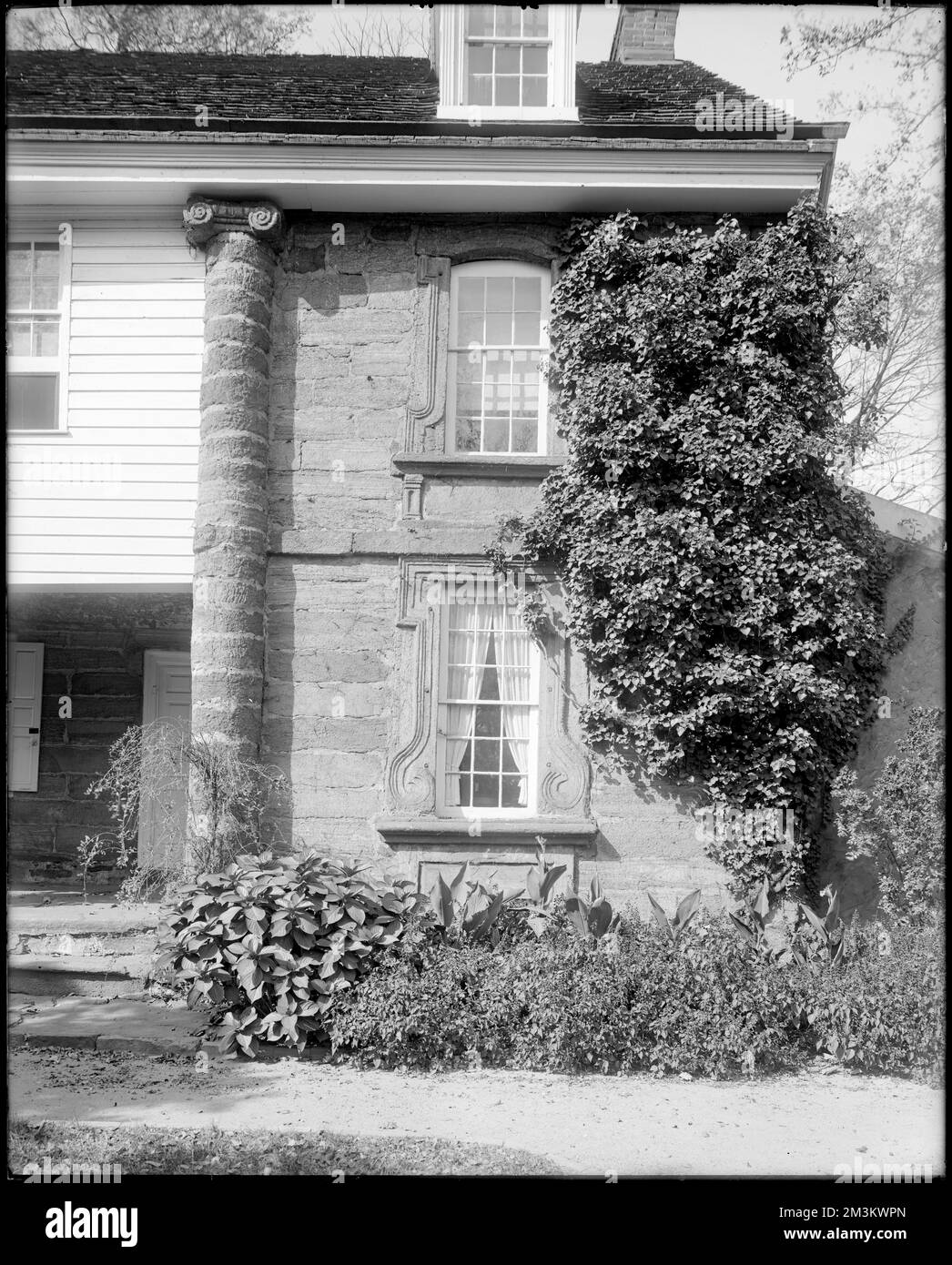 Philadelphia, Pennsylvania, 5400 Lindbergh Boulevard, exterior detail ...