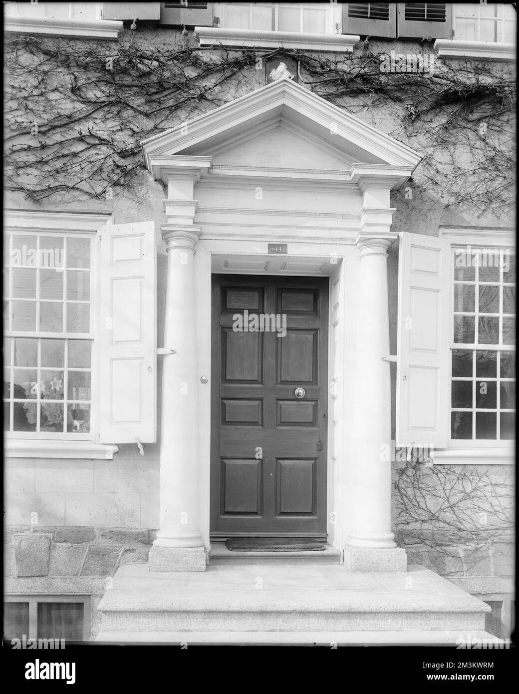 Philadelphia, Pennsylvania, 5442 Germantown Avenue, exterior detail ...