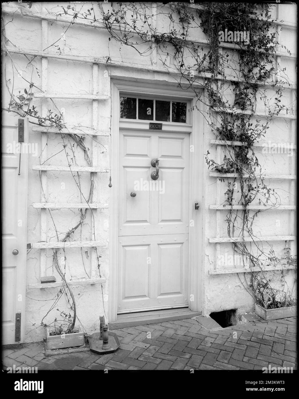 Philadelphia, Pennsylvania, 6026 Germantown Avenue, exterior detail ...
