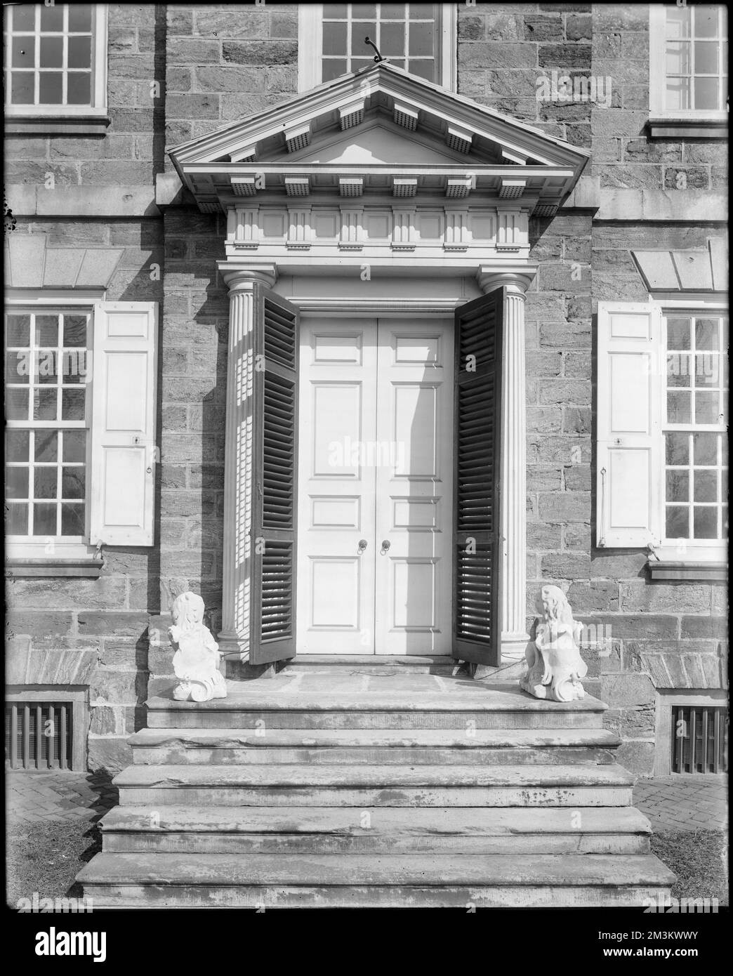 Philadelphia, Pennsylvania, 6401 Germantown Avenue, exterior detail ...