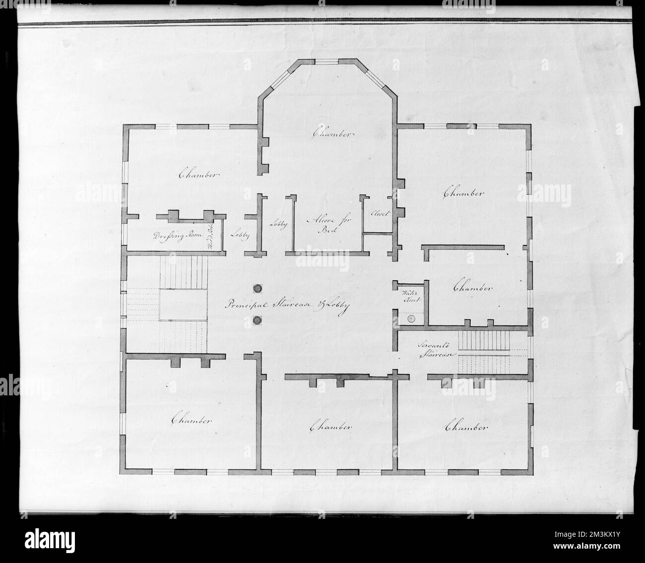 Philadelphia, Pennsylvania, maps and plans, chamber floor, Smith house ...