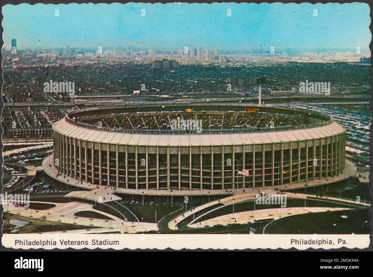 Philadelphia Veterans Stadium, Philadelphia, Pa. , Stadiums, Tichnor ...
