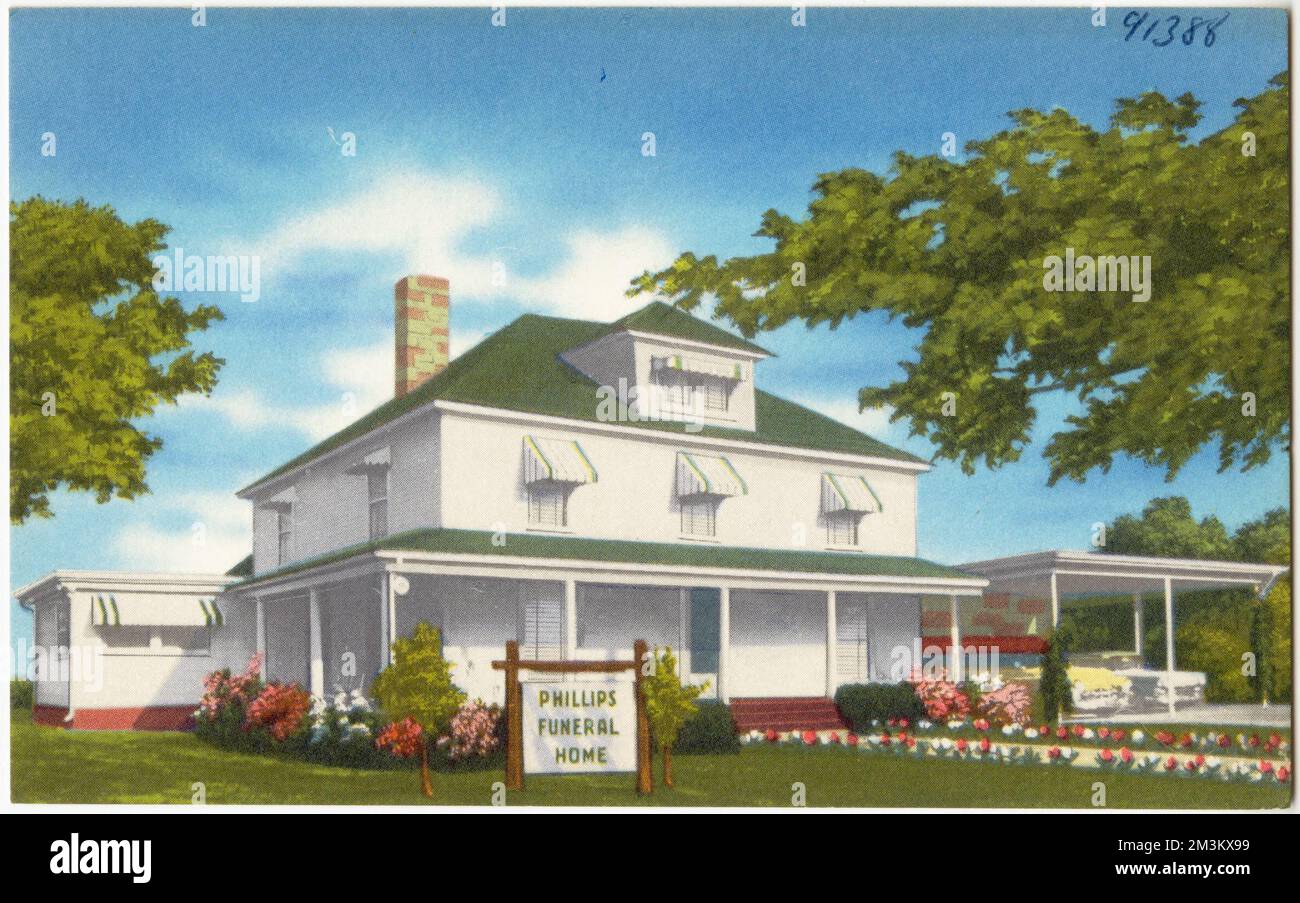 Phillips Funeral Home , Morgues & mortuaries, Tichnor Brothers ...