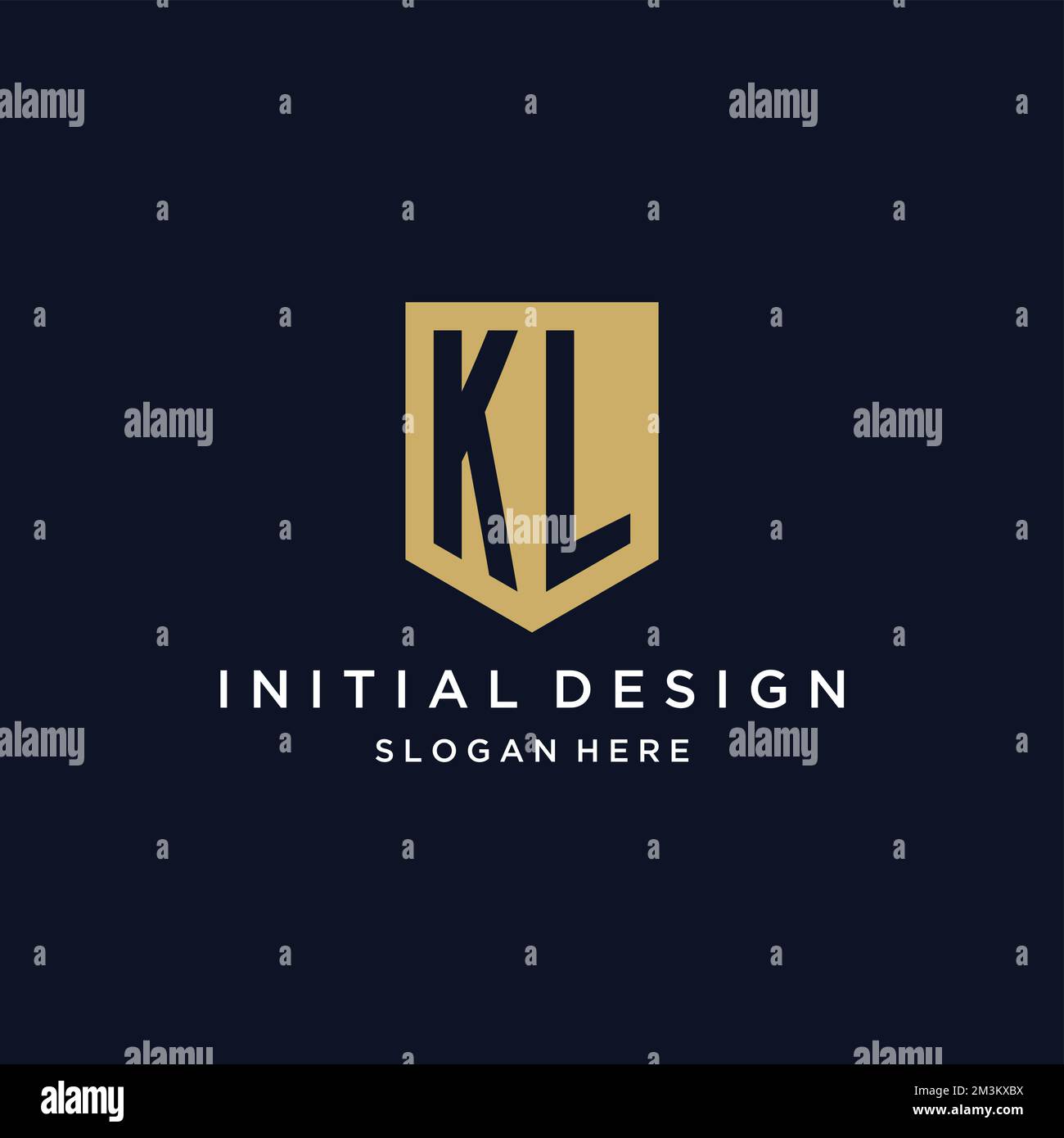 Kl monogram hi-res stock photography and images - Alamy