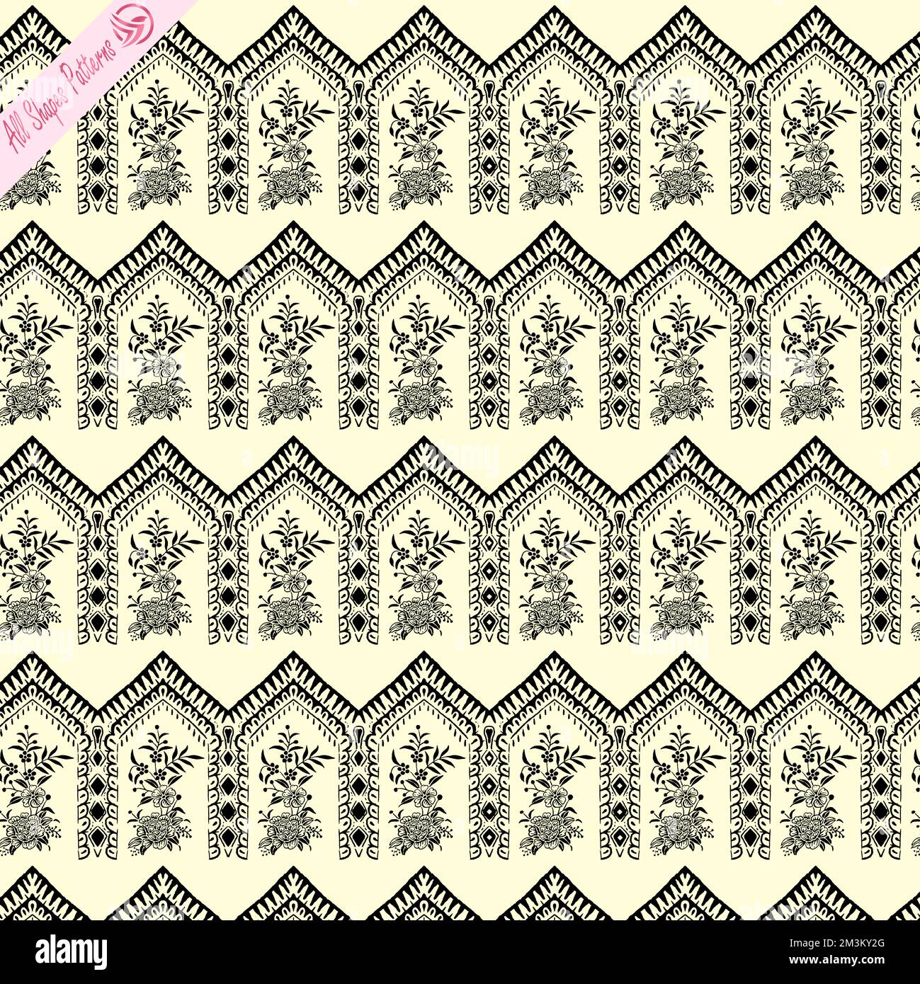 Digital And Textile Print Design Image Stock Photo - Alamy