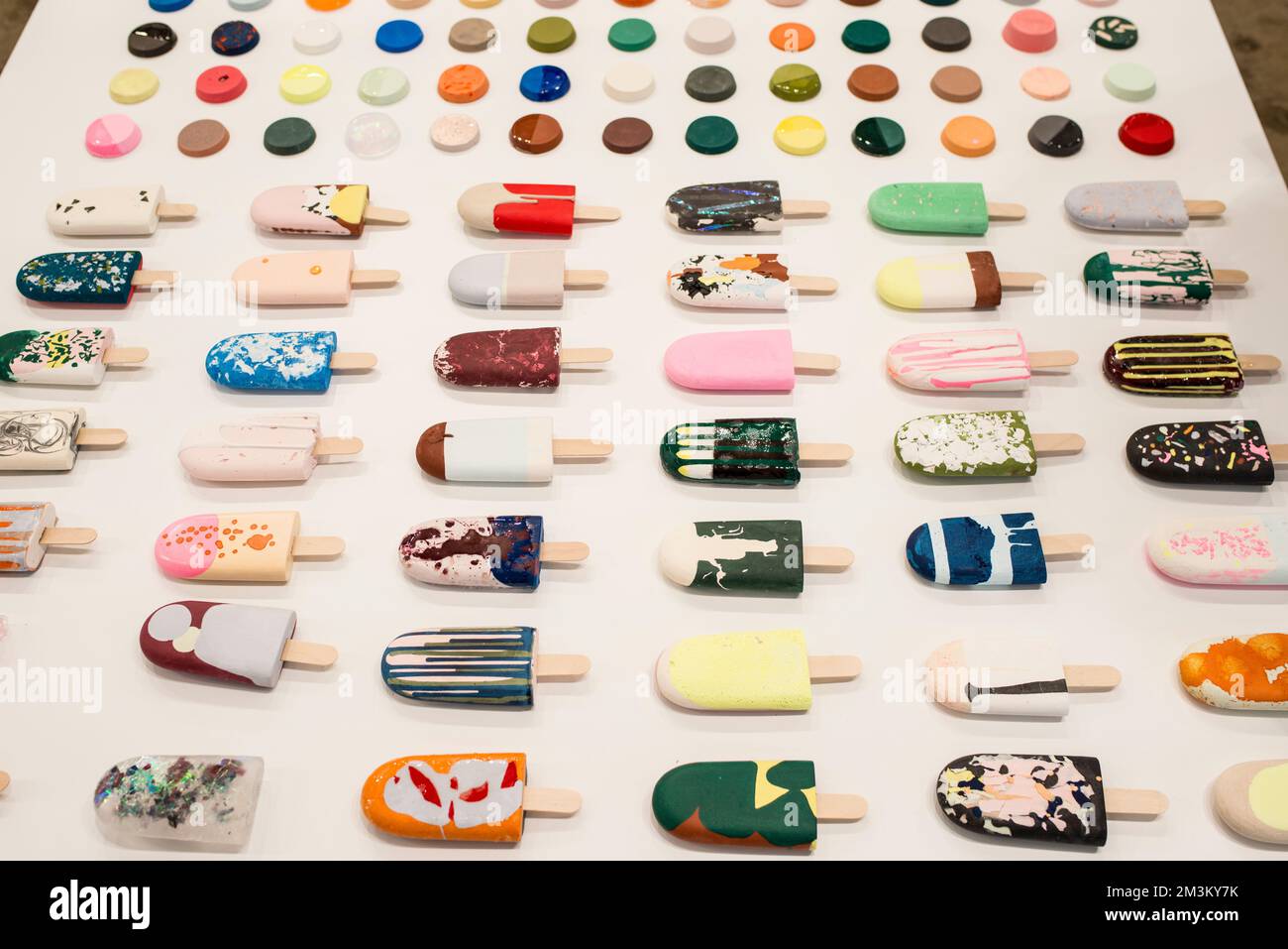 Designer paddle pops, Helsinki Stock Photo - Alamy