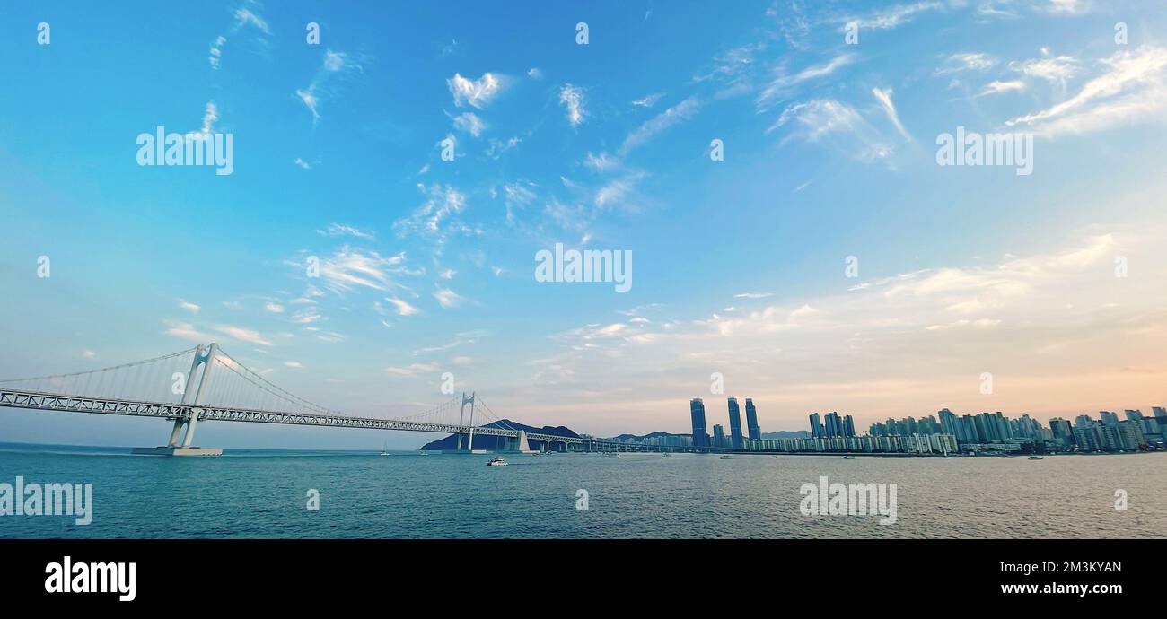 Aerial view gwangan bridge busan hi-res stock photography and images ...