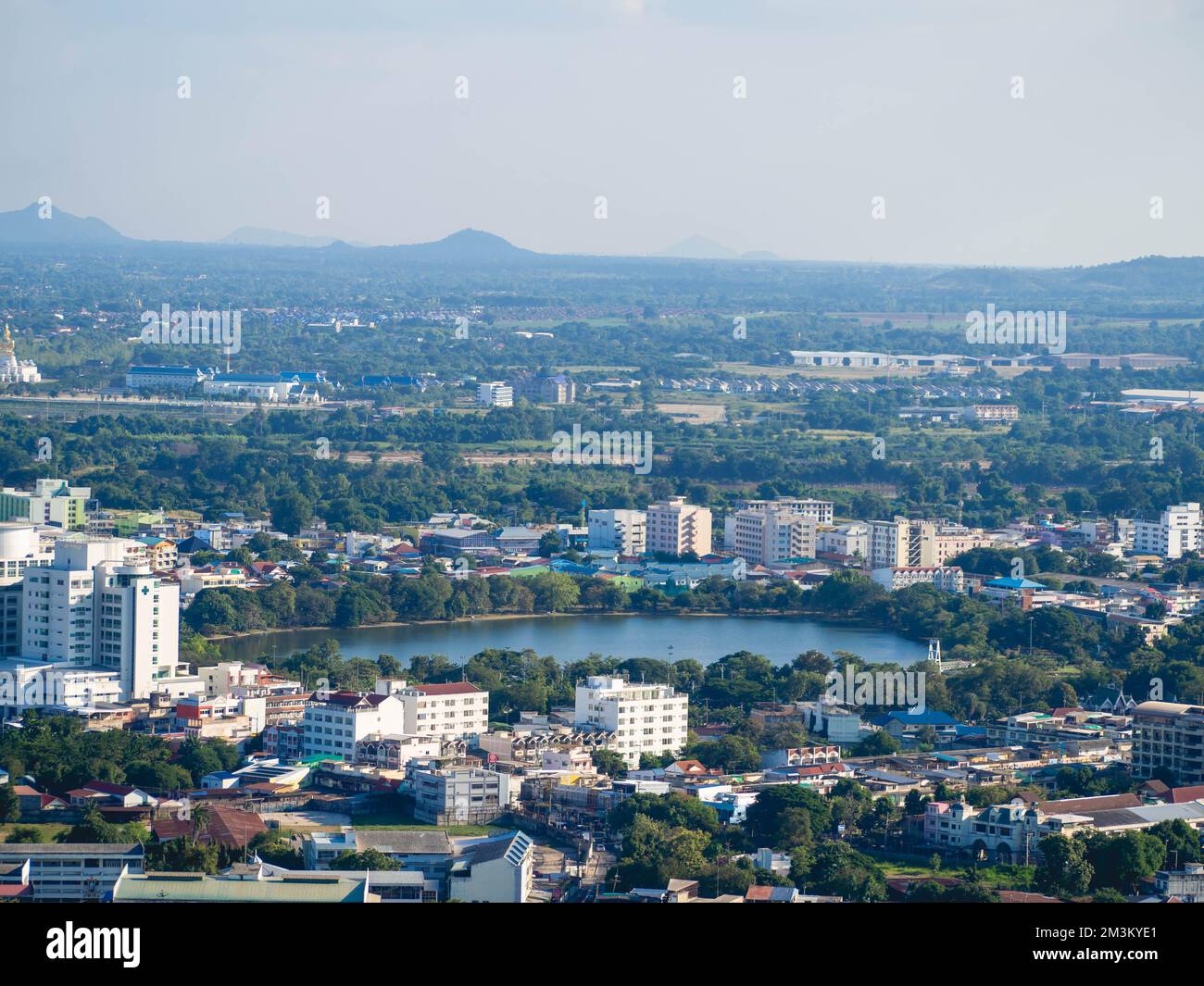 Bird's-eye view of Nakhon Sawan, Thailand Stock Photo - Alamy