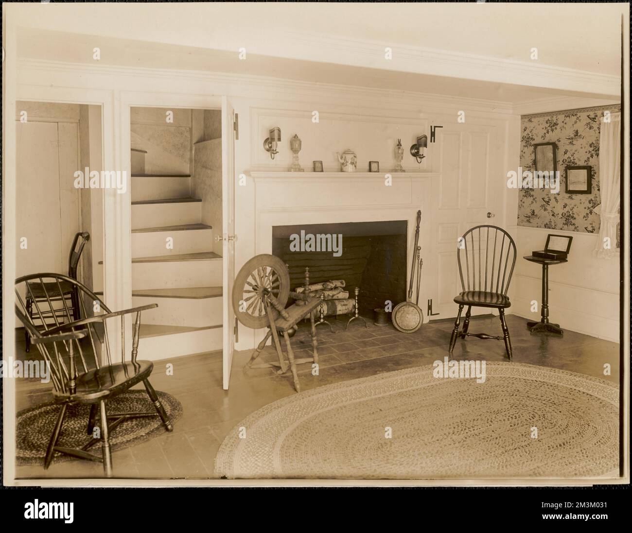 Pierce House, Dorchester, Mass. - interior view of east room , Rooms ...