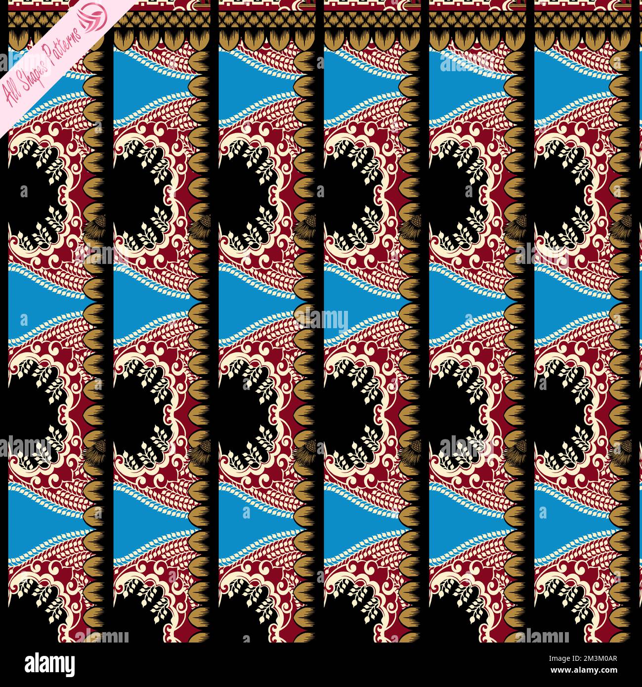 Digital And Textile Print Design Image Stock Photo - Alamy