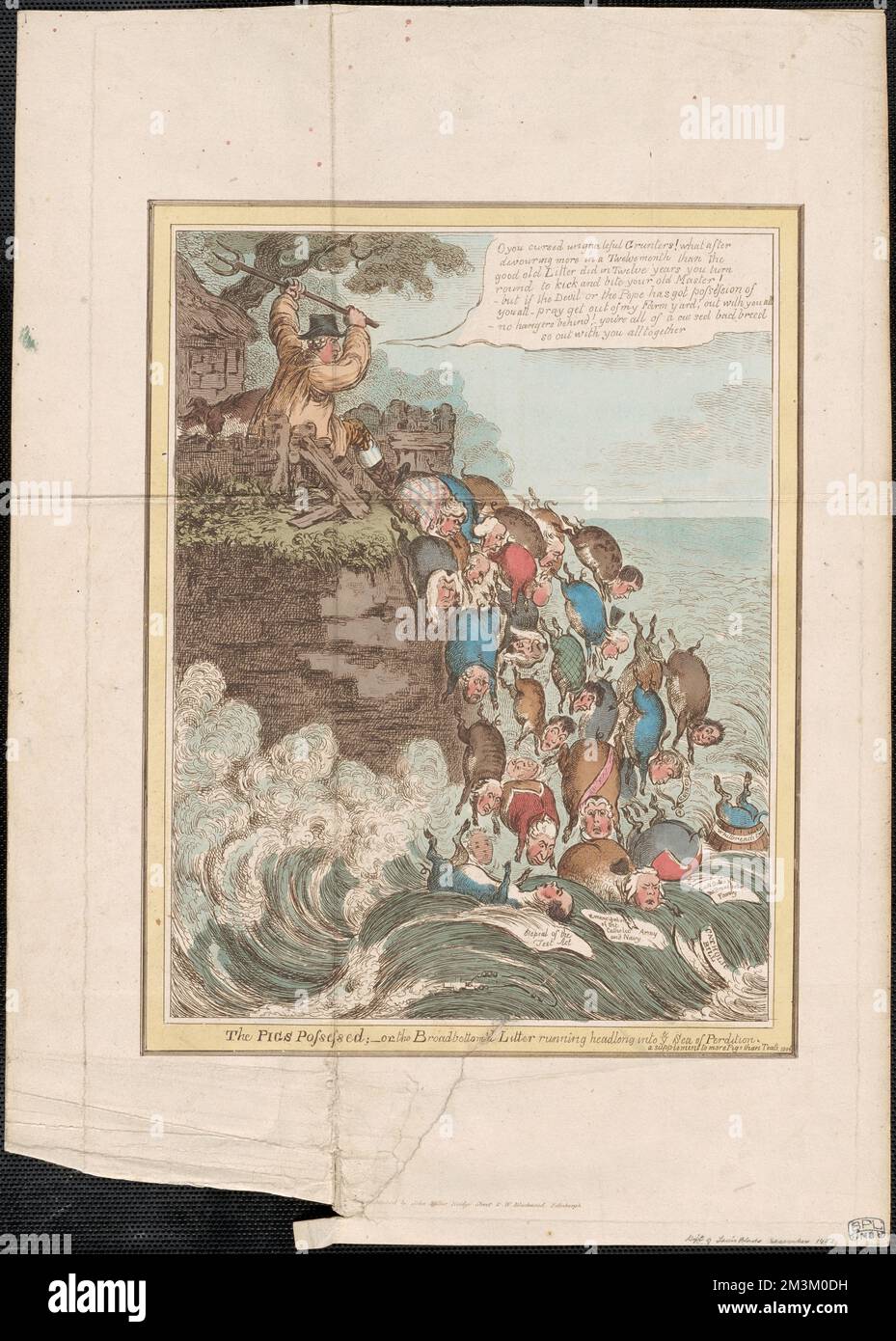 The pigs possessed - or - the Broadbottom'd litter running headlong ...