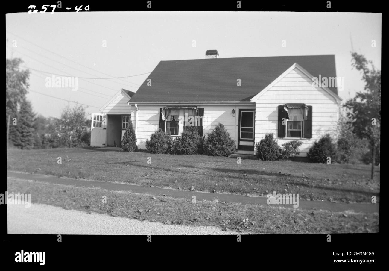 Pilgram Road #40 , Houses. Needham Building Collection Stock Photo - Alamy