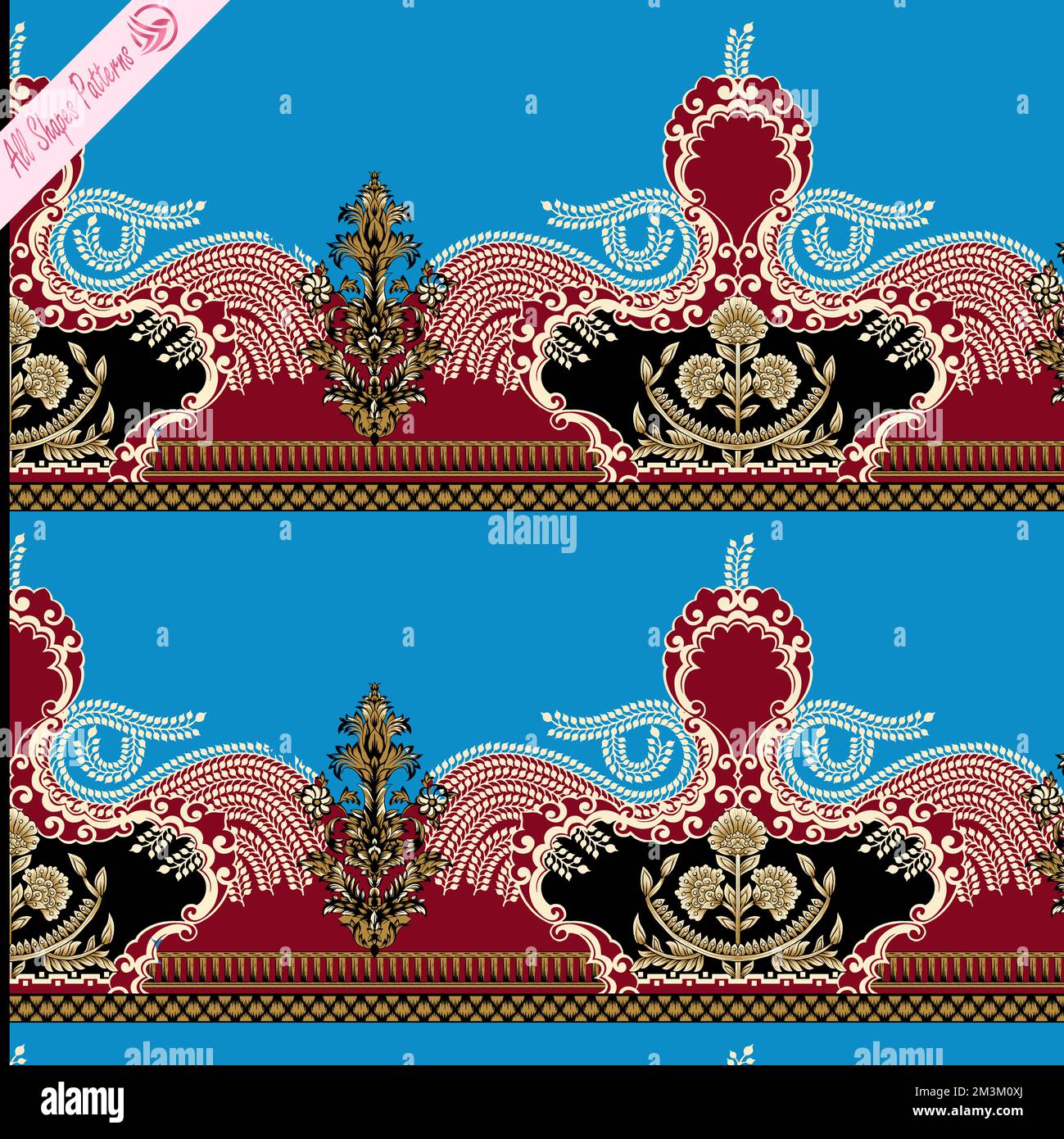 Digital And Textile Print Design Image Stock Photo - Alamy