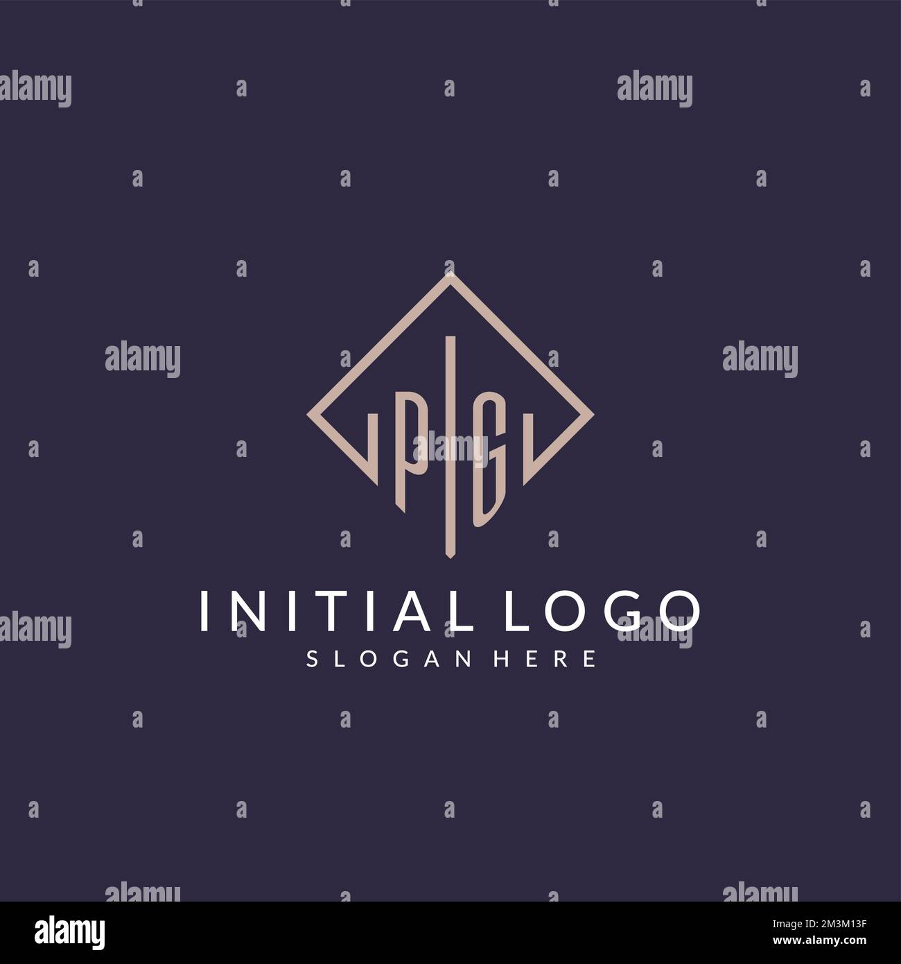 Pg logo design hi-res stock photography and images - Alamy