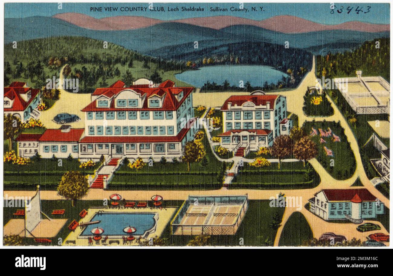 Pine View Country Club, Loch Sheldrake, Sullivan County, N. Y. , Sports ...