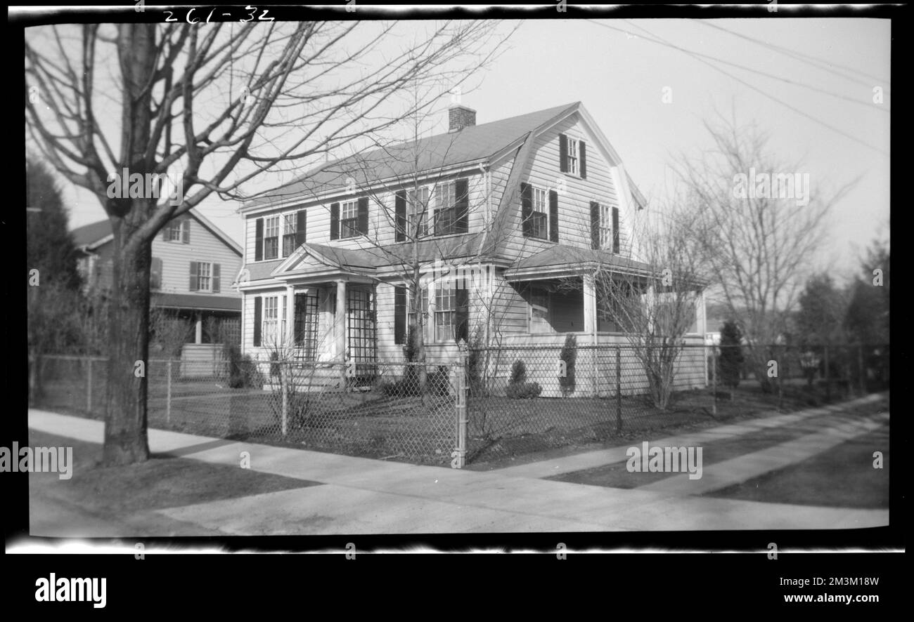 Pinewood Road #32 , Houses. Needham Building Collection Stock Photo - Alamy