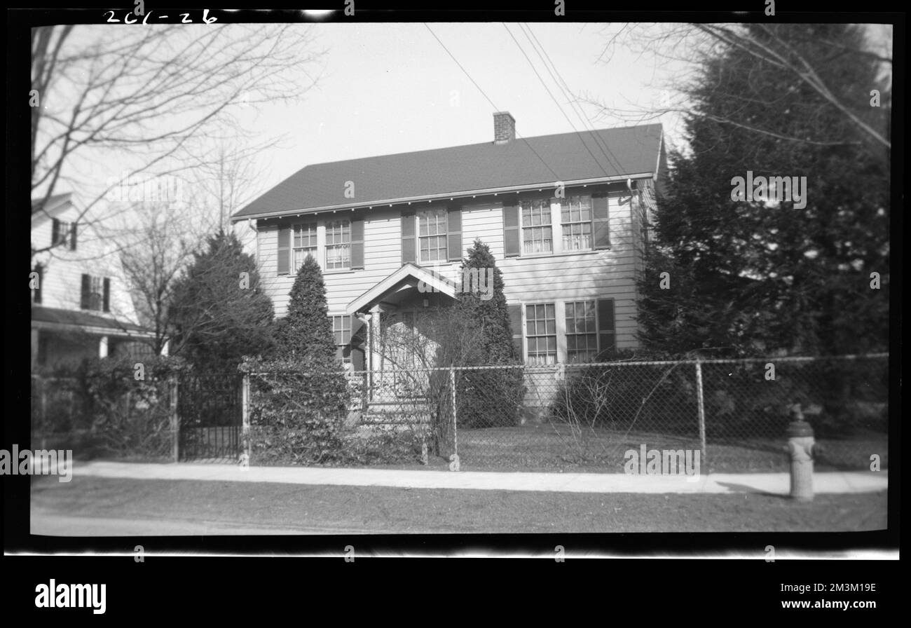 Pinewood Road #26 , Houses. Needham Building Collection Stock Photo - Alamy