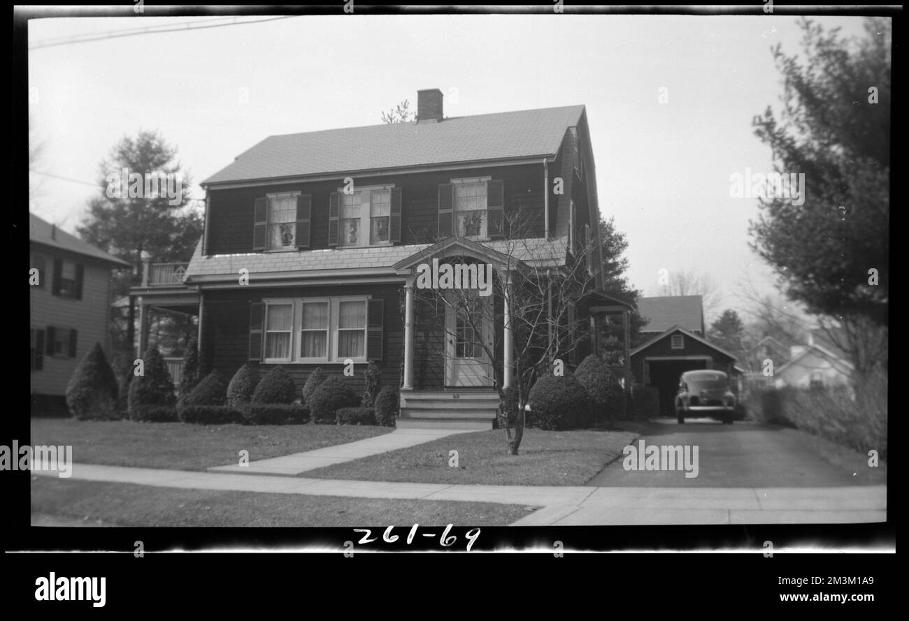 Pinewood Road #69 , Houses. Needham Building Collection Stock Photo - Alamy
