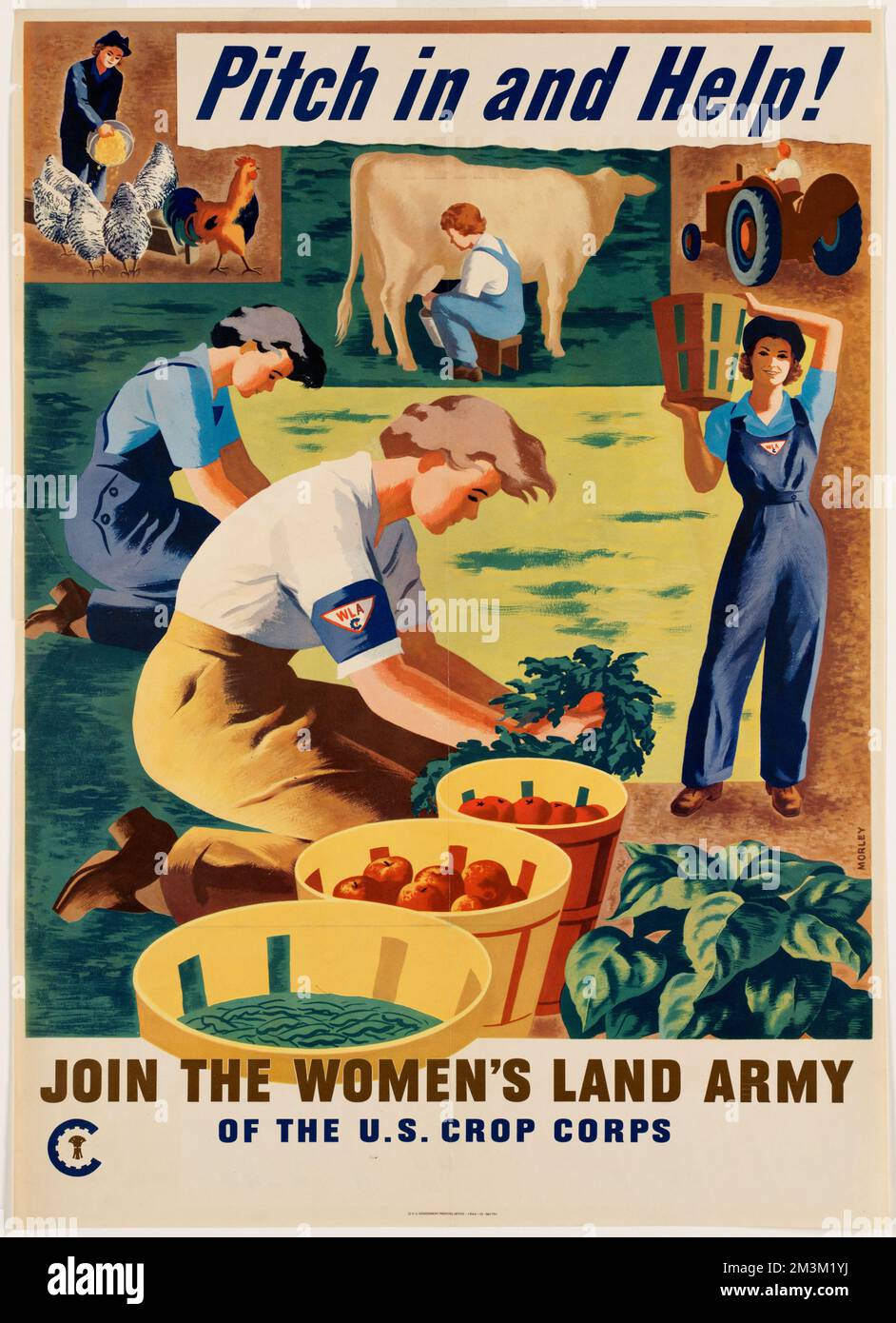 Pitch in and help! Join the Women's Land Army of the U.S. Crop Corps ...