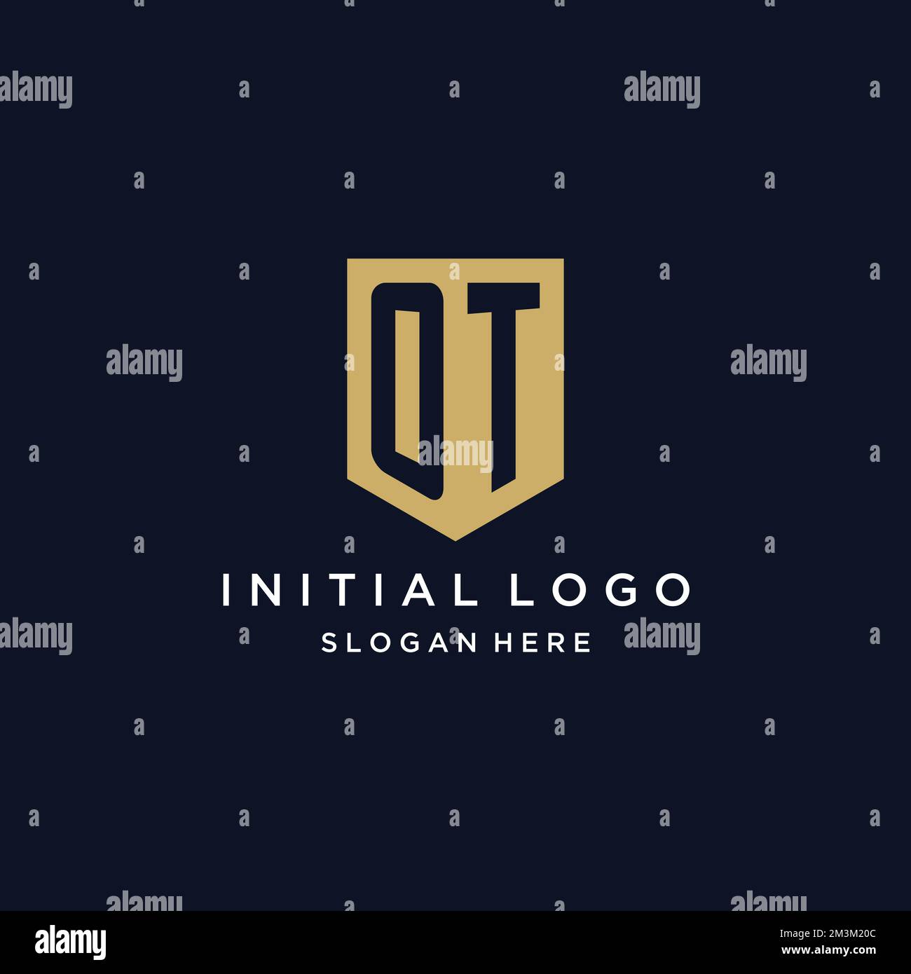 OT monogram initials logo design with shield icon template Stock Vector ... OT monogram initials logo design with shield icon template Stock Vector ...