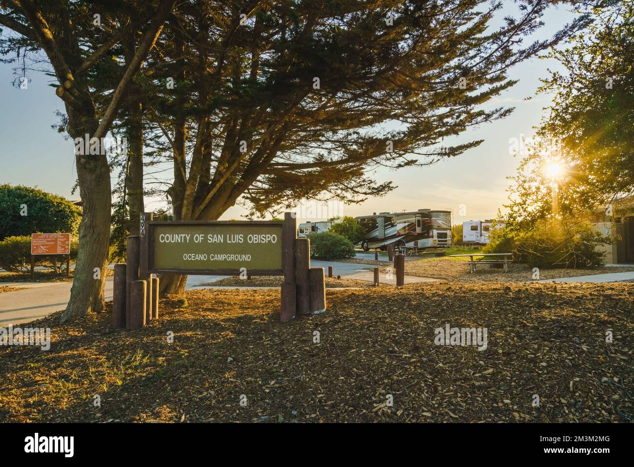Oceano, California, USA - December 14, 2022. Oceano campground for RV ...