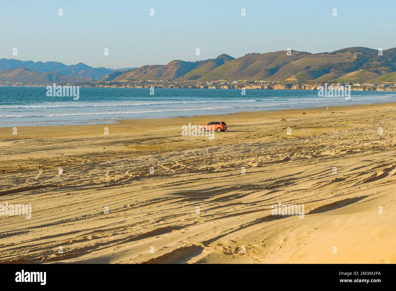 Oceano, California, USA -December 14, 2022. Cars on the beach. Oceano ...