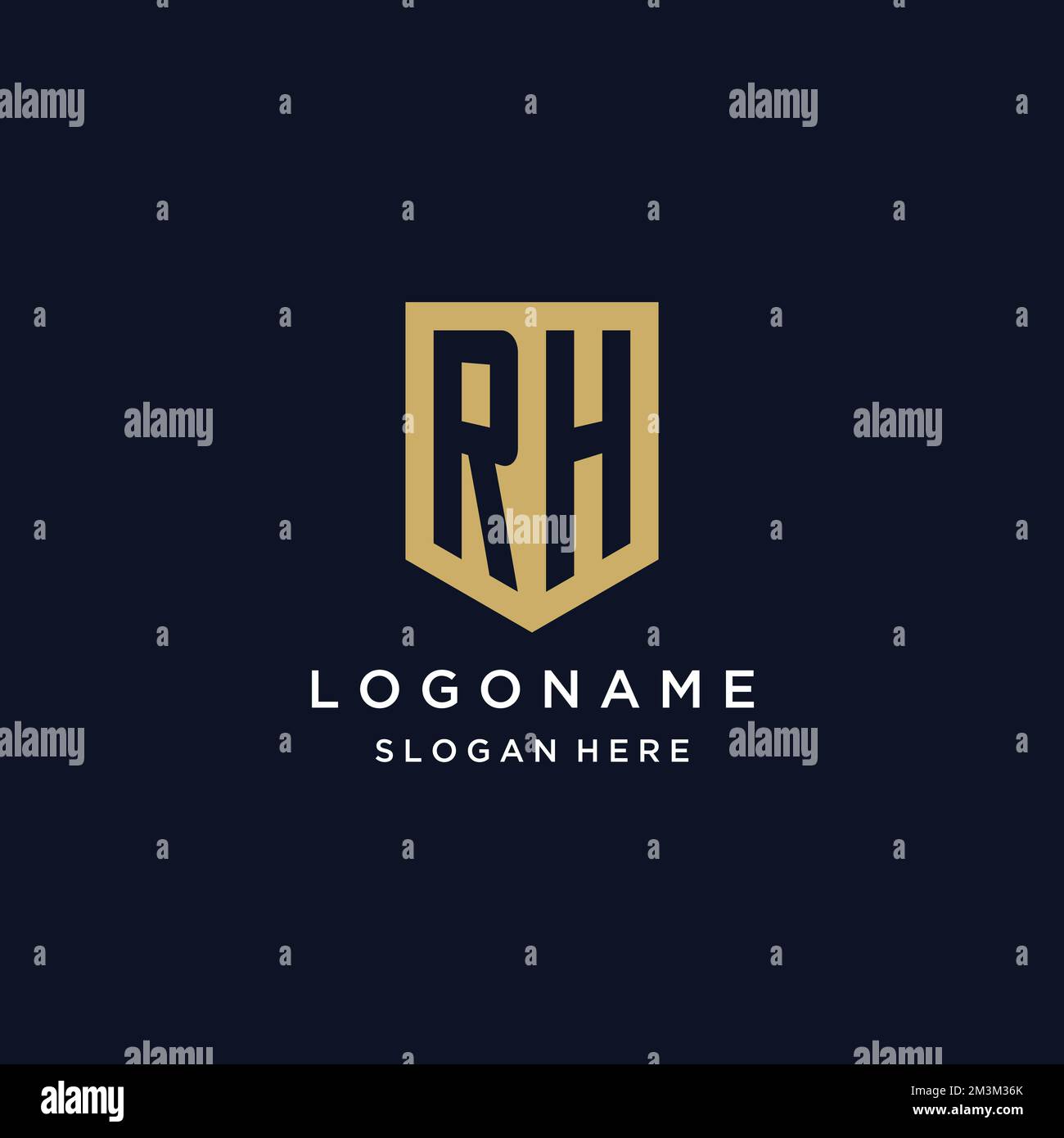 Rh logo vector vectors hi-res stock photography and images - Alamy
