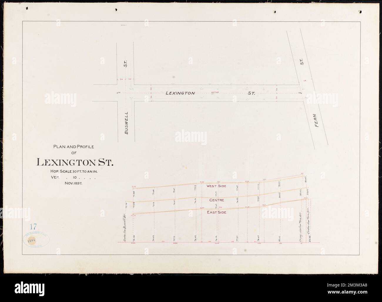 Lexington massachusetts map hi-res stock photography and images - Alamy