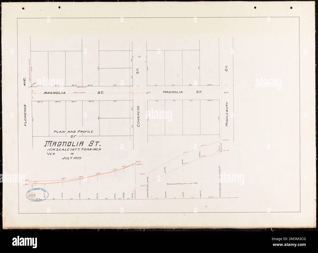 Magnolia st hi-res stock photography and images - Alamy