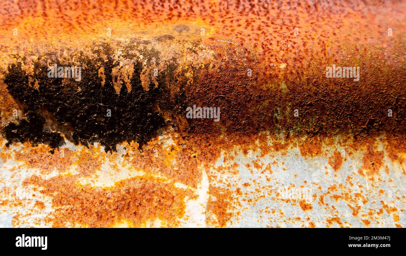rusty zinc texture as background Stock Photo - Alamy