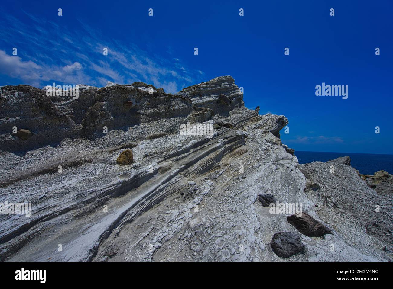 Shitiping is like a stone staircase. Hualien County, Taiwan. Shitiping ...