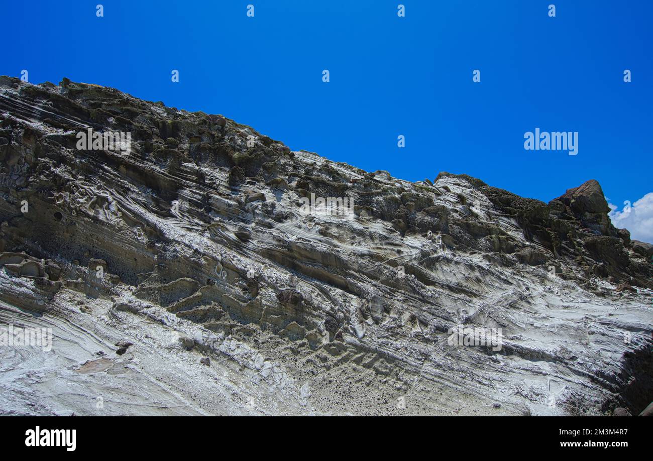 Shitiping is like a stone staircase. Hualien County, Taiwan. Shitiping ...