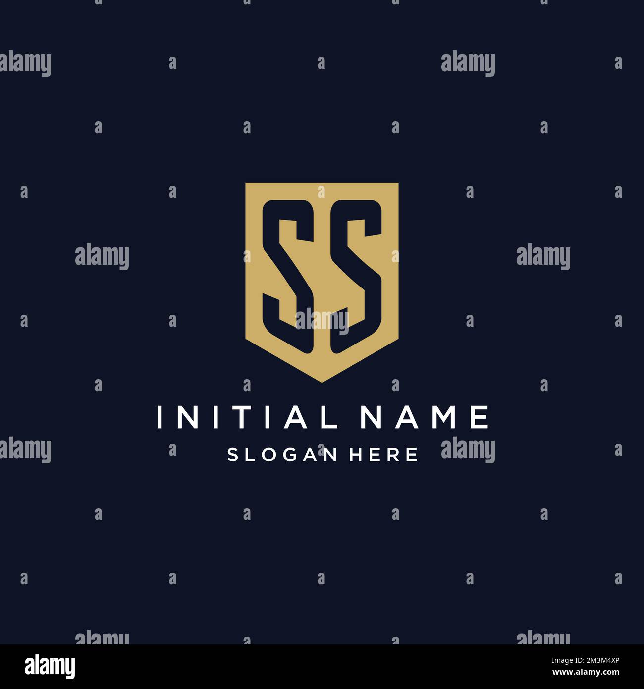 Ss monogram Stock Vector Images - Alamy
