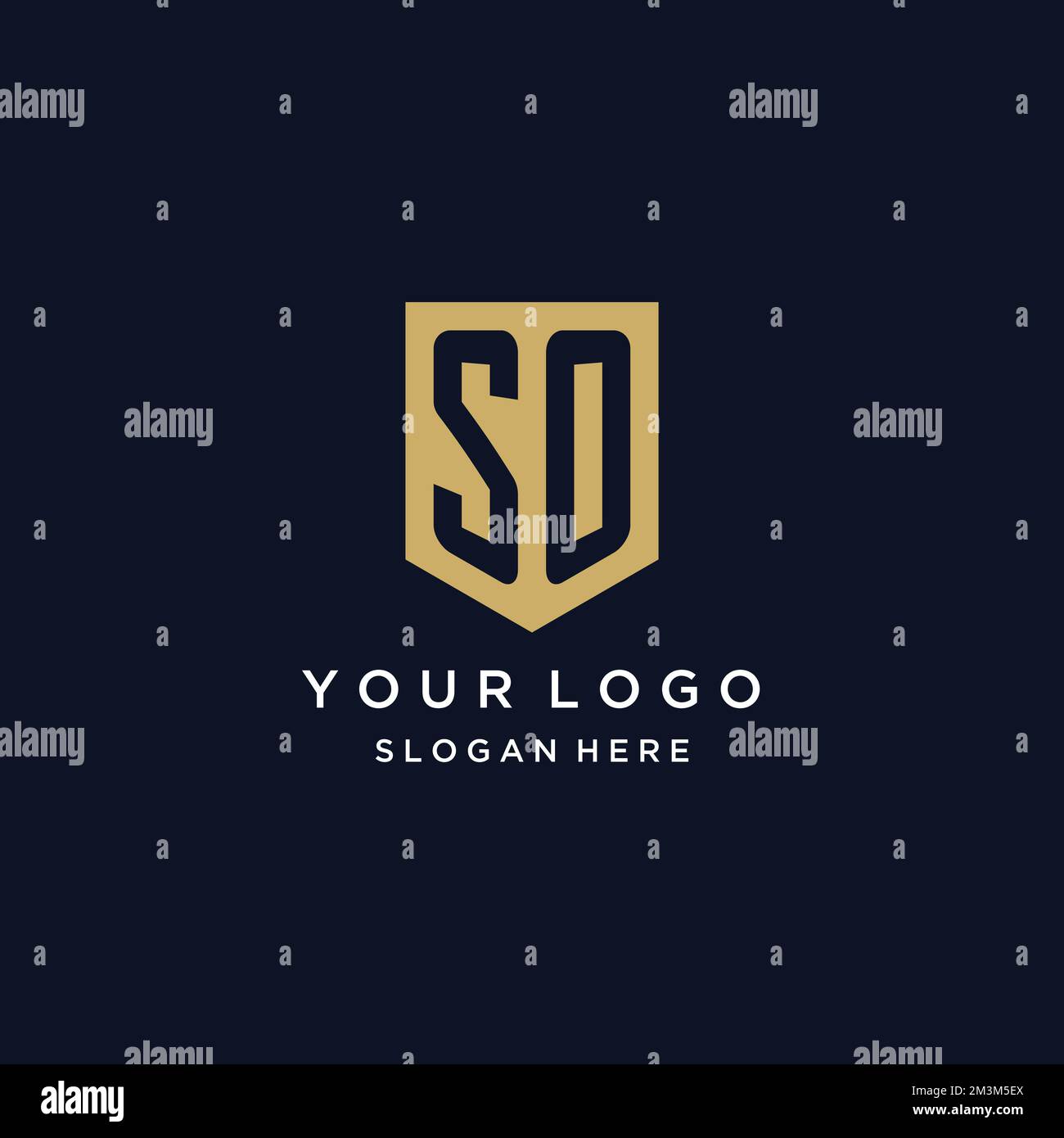 SO monogram initials logo design with shield icon template Stock Vector Image & Art - Alamy