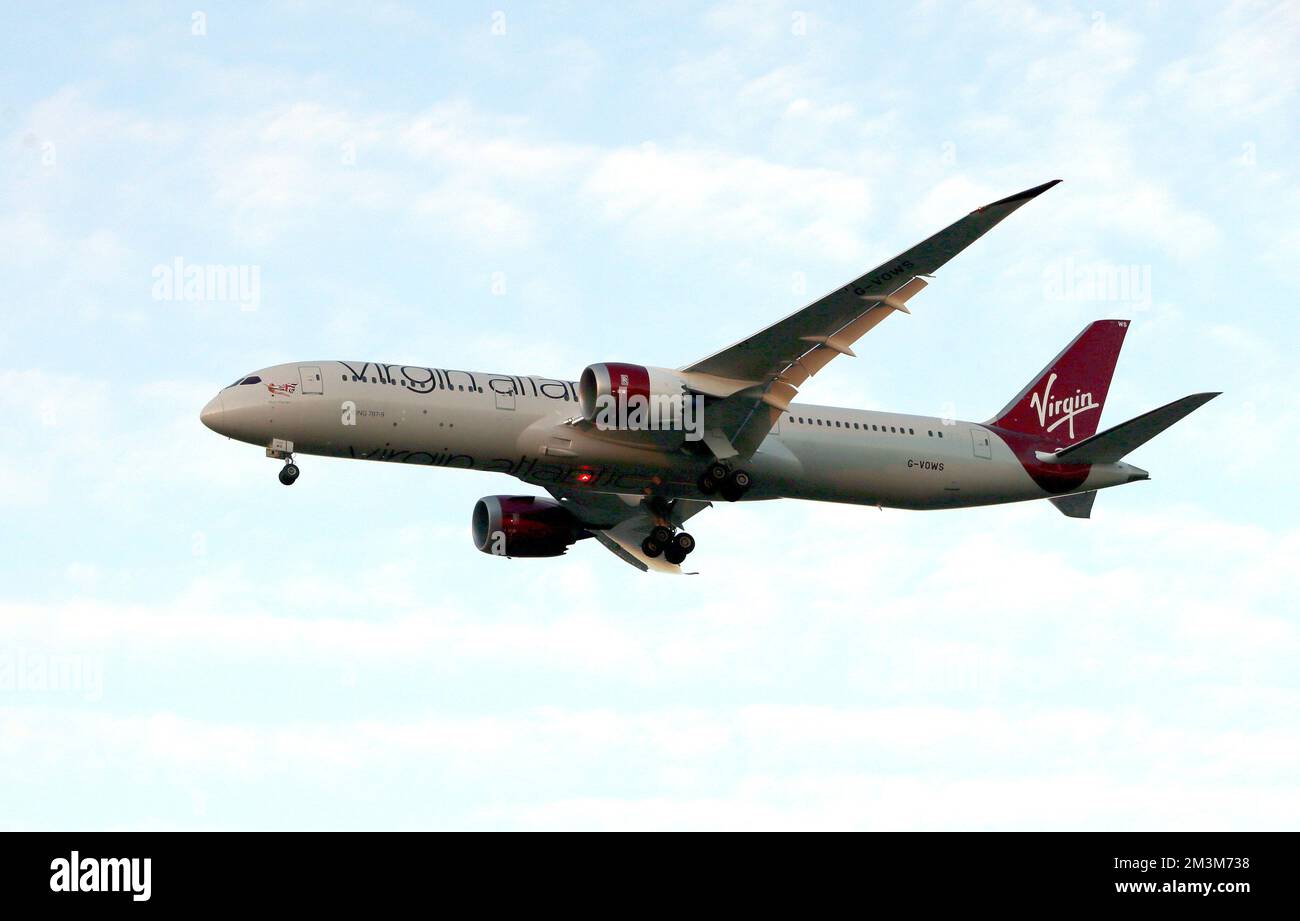 File photo dated 19/01/16 of a Virgin Atlantic Airways Boeing 787-9 ...