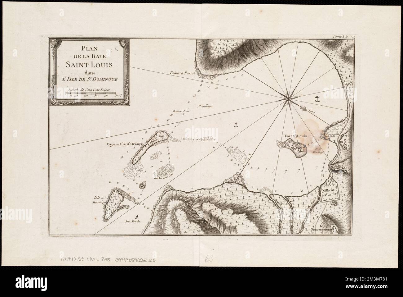 Plan de la Baye Saint Louis dans l'isle de St. Domingue , Haiti, Maps ...