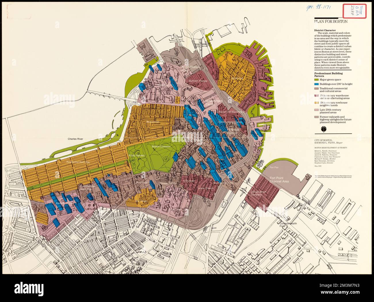 Plan for Boston , Buildings, Massachusetts, Boston, Maps, Zoning ...
