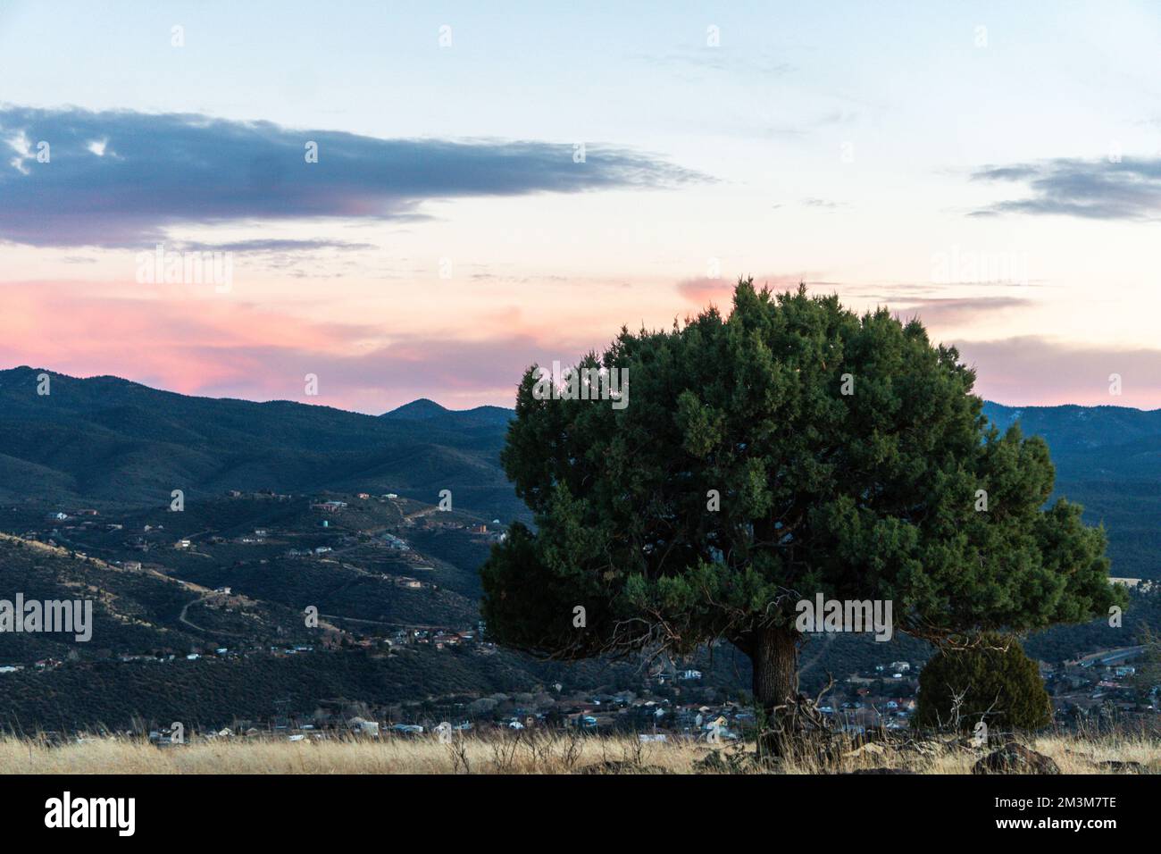 Sunset in Prescott arizona Stock Photo - Alamy