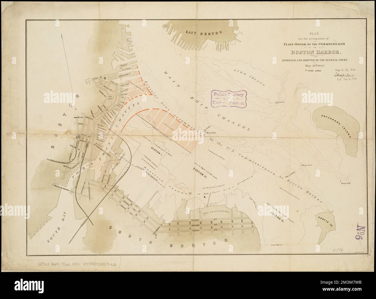 Plan for the occupation of flats owned by the Commonwealth in Boston ...