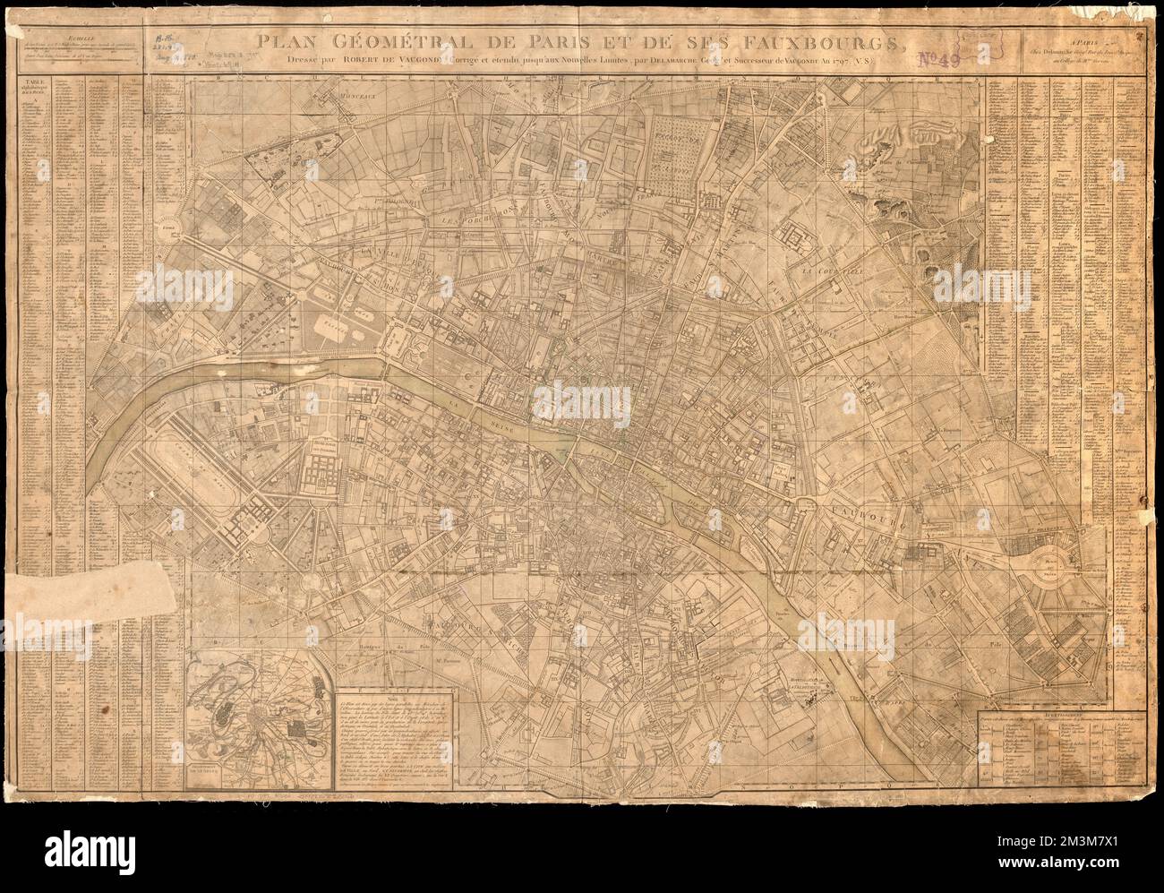 Plan géométral de Paris et de ses fauxbourgs , Paris France, Maps ...