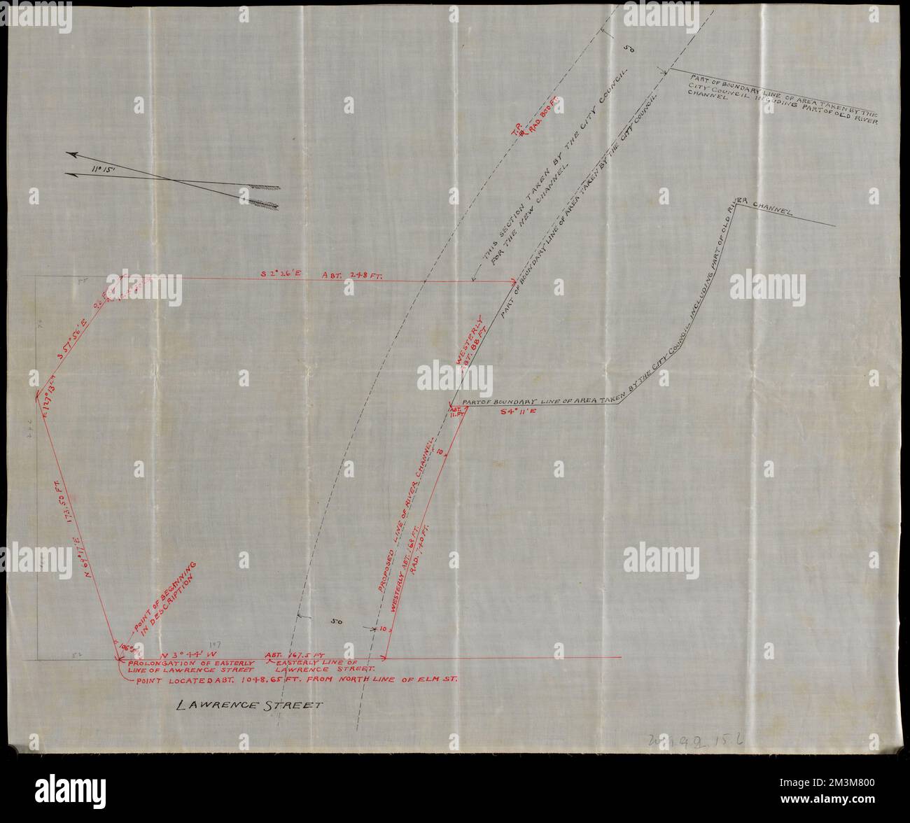 Plan new channel , Channels, Boundaries. Lawrence Stock Photo - Alamy