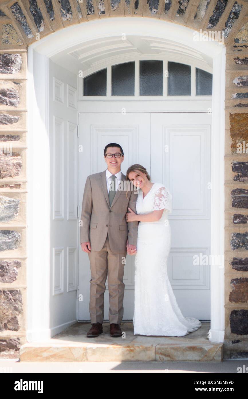 husband and wife getting married Stock Photo - Alamy